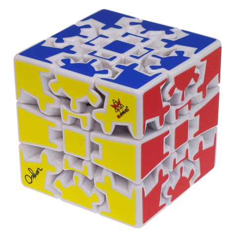 Gear Cube Extreme White Designers Puzzle Master Inc