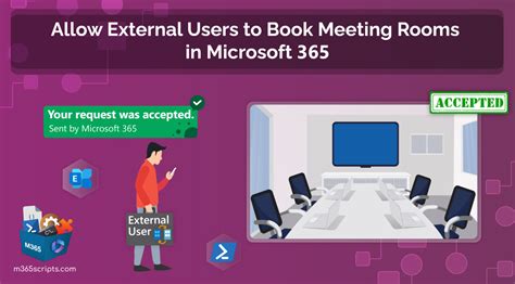 allow external users to book meeting rooms in microsoft 365