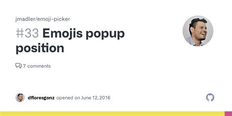 Emojis Popup Position Issue Jmadler Emoji Picker GitHub