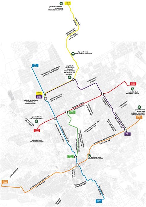 Riyadh Map Crossroad Riyadh Metro Map