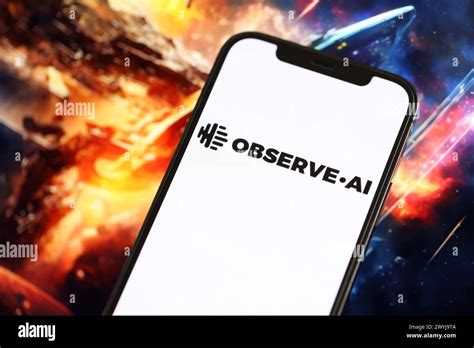 Kyiv Ukraine March 17 2024 Observeai Logo On Iphone Display Screen