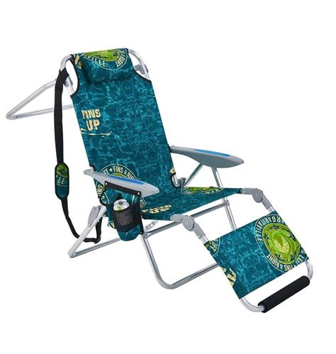 Canpsky 성인용 휴대용 캠핑 비치 의자 야외 레이 플랫 라운지 발판 포함 접이식 해변 타월 바가 있는 티몬