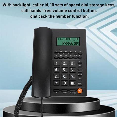 Office Home L019 Thuis Vaste Telefoon Caller Id Te Vicedeal