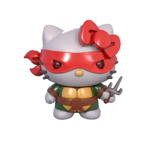 Hello Kitty X Teenage Mutant Ninja Turtles Tmnt By Ocilirca Makerworld Download Free 3d Models