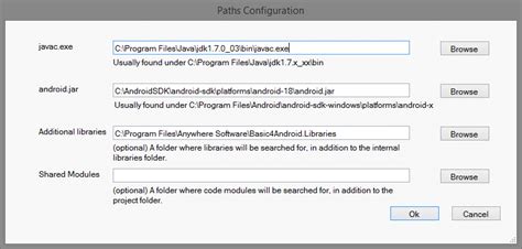 Paths Configuration B4x Programming Forum