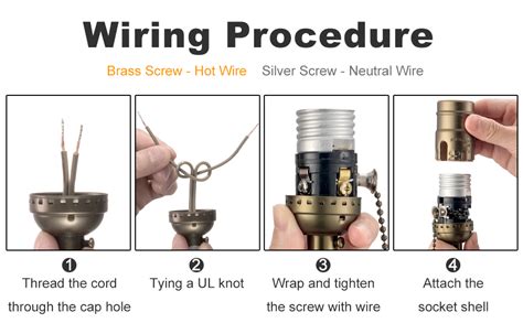 Pull Chain Lamp Socket Replacement, E26 Standard Threaded Base, Lamp ...