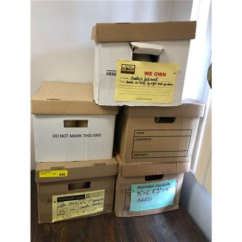 5 Boxes Of Set Dec Candles