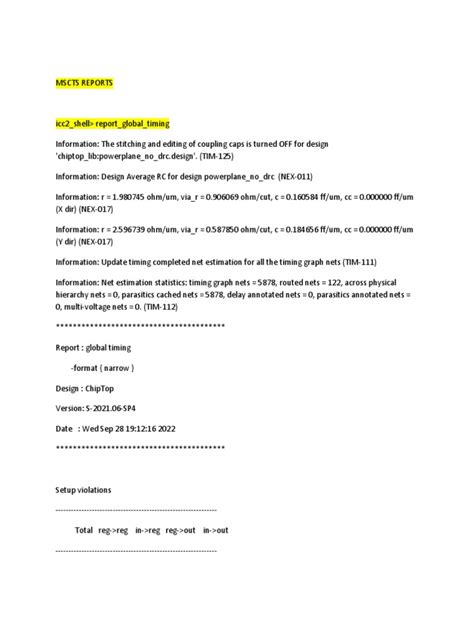 Mscts Classic And Ccd Cts Reports Pdf Computer Engineering Computing