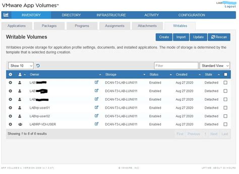 Vmware App Volume 41 Creazione Writable Volumes I3piccioni