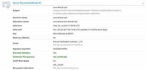 Online Certificate Status Protocol Ocsp Stapling Entrust