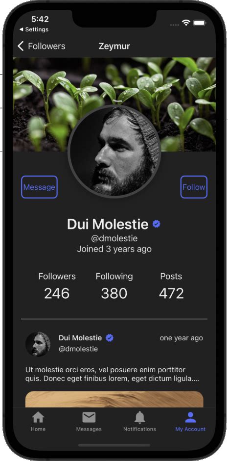 Social App Ui Template For Xamarin Forms By Zeymur Codecanyon