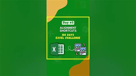 Day 5 Excel Learning Challenge 🔥 100dayschallenge Excelshortcuts