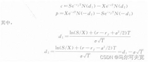 期权定价模型系列【1】—bsm通用式模型期权定价公式中b R Q Csdn博客