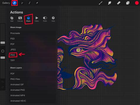 How To Save With A Transparent Background In Procreate Logos By Nick