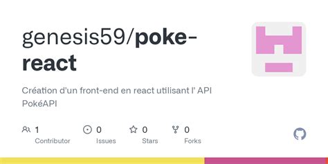 Github Genesis59poke React Création Dun Front End En React