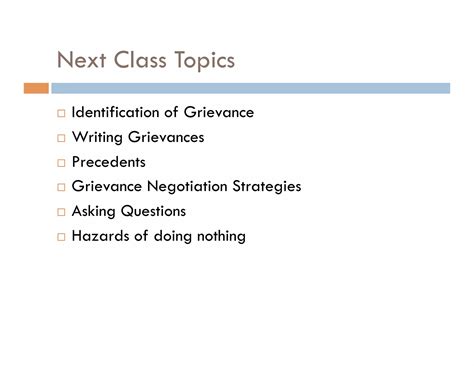Grievance Basics I Pdf