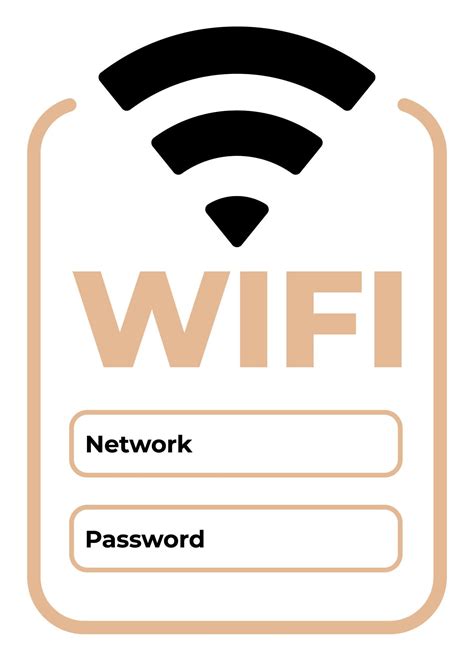 5x7 Acrylic Wifi Network And Password Display Stand Airbnb Amenities