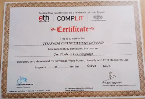 Completed C Program Tejaswini Gavand Posted On The Topic Linkedin