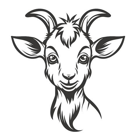 Goat Vector Cute Premium Ai Generated Vector