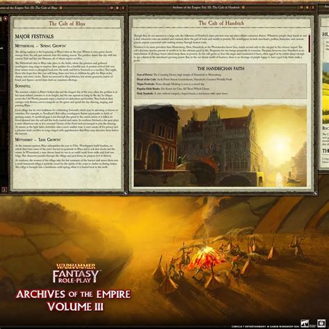 Warhammer Fantasy Roleplay 4e Archives Of The Empire Vol Iii Foundry Virtual Tabletop