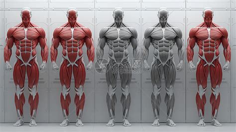 人体的肌肉系统插画图片下载 正版图片601056402 摄图网