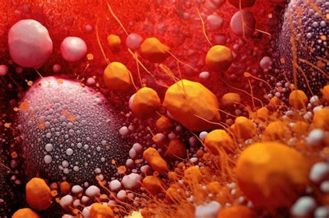 premium ai image microscopic view of pollen grains created with