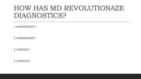 Molecular Diagnostics For Molecular Diagnostics Introduction2pptx
