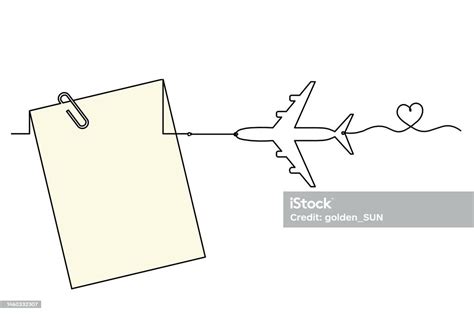 종이 클립과 평면이 배경으로 흰색에 선을 그리는 추상 컬러 용지 개념에 대한 스톡 벡터 아트 및 기타 이미지 개념 계획 단일 객체 Istock