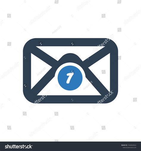 Mail Notification Icon Vector Graphics Stock Vector Royalty Free 1546063022 Shutterstock