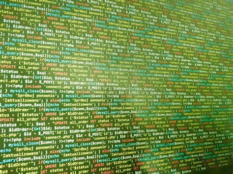 Abstract Screen Code Background Technology Development Concept Texture