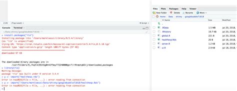 Error In Readrds Error Reading From Connection Shiny Posit