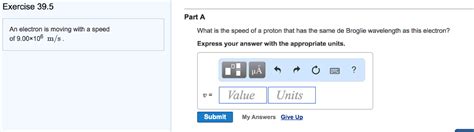 Solved An Electron Is Moving With A Speed Of 9 00×106 M S
