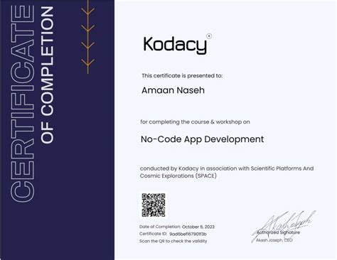 Amaan Naseh On Linkedin Html Nocode Appdev Appdevelopment Webdeveloment Kodacy Space Iso