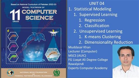 Understanding Statistical And Machine Learning Concepts Supervised Unsupervised And