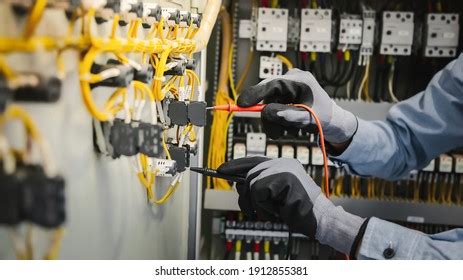 Electrical Engineers Test Electrical Installations Wiring Stock Photo Shutterstock