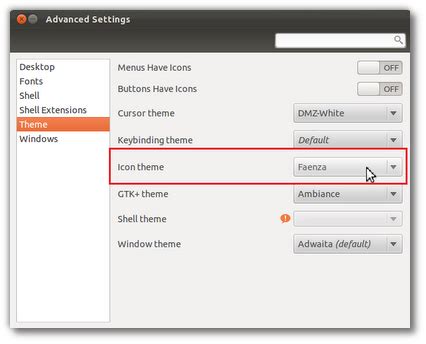 Unity How Do I Change The Icon Theme In Ubuntu Ask Ubuntu