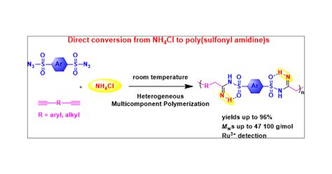 Cui Catalyzed Heterogeneous Multicomponent Polymerizations Of Alkynes