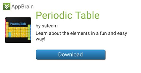 Periodic Table For Android Free App Download Periodic Table For Android Free App Download