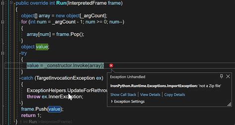 IronPython Runtime Exception Grasshopper Developer McNeel Forum