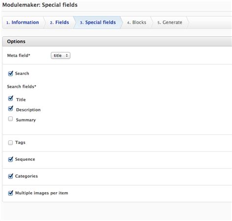 Module Maker Blog Fork Cms