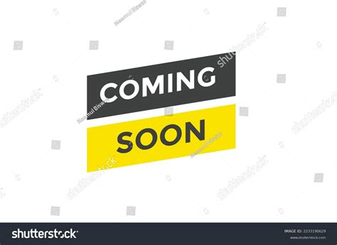 Coming Soon Button Web Banner Template Stock Vector Royalty Free 2233190629 Shutterstock