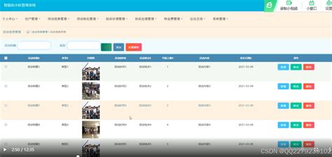 393java jsp ssm智能化小区物业管理系统社区活动报名投诉反馈处理（源码 文档 ppt 运行视频 讲解视频） csdn博客