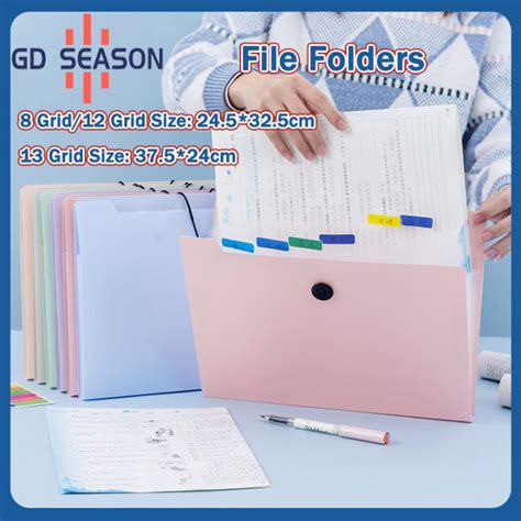 8 12 13pockets colorful a4 expanding file folder expandable envelope