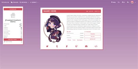 [freebie] gradient css on toyhouse