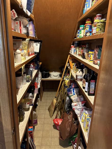 Awkward Narrow Pantry Rorganizing