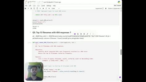 Web Server Log Analysis Python Take Home Assessment Youtube