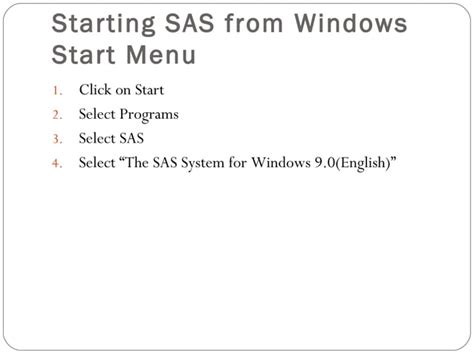 base sas 2 sas windowing environment ppt