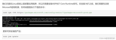 将 core程序部署到linux服务器上 1 asp部署到linux csdn博客