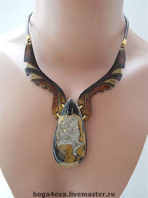 Колье СОЛНЕЧНЫЙ БЕРЕГ Leather Jewelry Boho Chic Jewelry Bohemian Style Jewelry