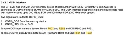 TMDS GPEVM Implementation For DQS And LBCLK In OSPI Arm Based Microcontrollers Forum Arm